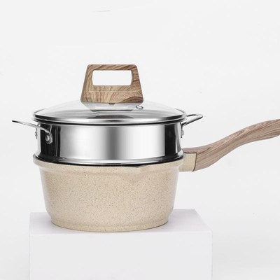 Maifan Stone Milk Pot Baby Food Supplement Pot Non-stick Bab