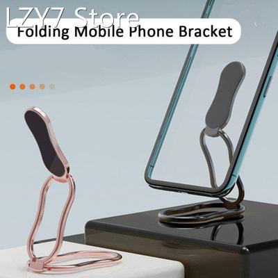 Foldable Metal Mobile Phone Holder Multifunctional Folding B