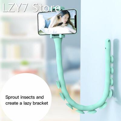 Cute Lazy Phone Holder Bed Wall Desktop Flexible Bluetooth C
