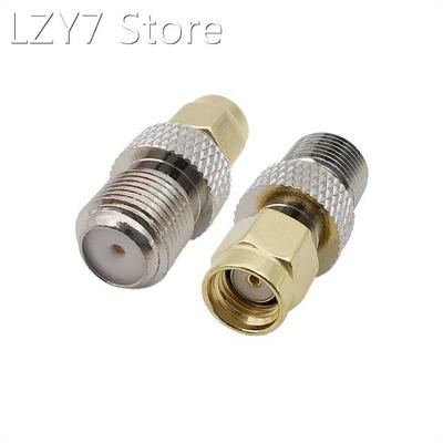 1Pcs RF Coaxial RP SMA to F Adapter RP SMA Male Plug to F Fe