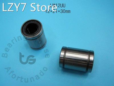 LM12UU bearing 12x21x30mm 10pcs/lot LM12UU 12mm 12mm Linear