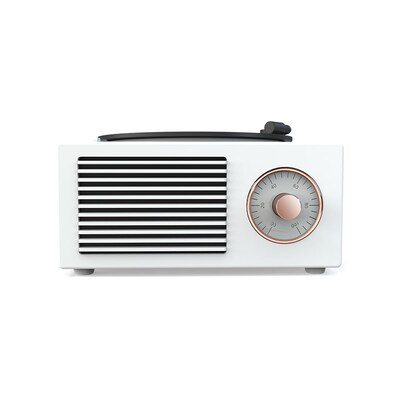 New Vintage Bluetooth Speaker with Vinyl Disc Rotates 1000M