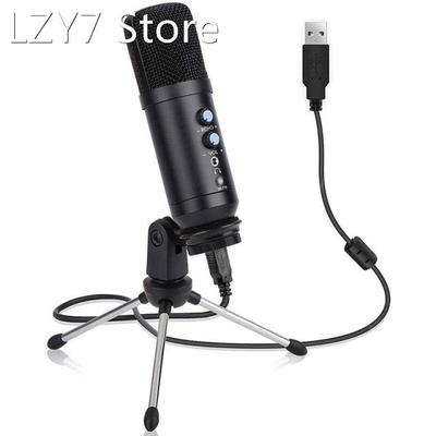 Condenser Microphone Computer USB Microphone Stand Set for G