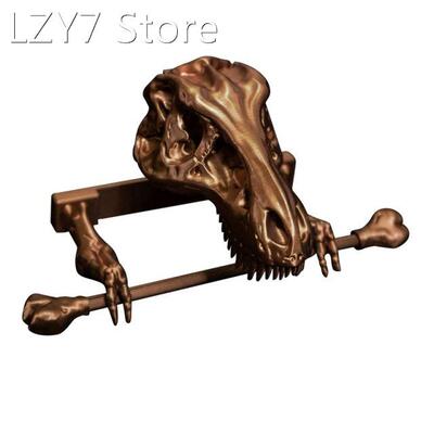 Dinosaur Tissue Holder Skull Toilet Paper Holder Stand Bathr