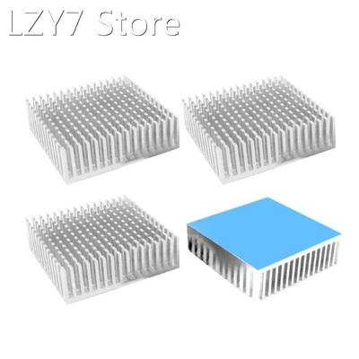 4 Pieces Heatsink Kit 50x50x15mm Aluminum Heat Sink Cooler R