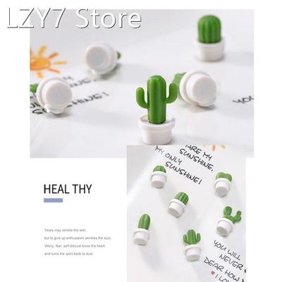12pcs 3D Succulent Plant Kitchen Refrigerator Magnet Button