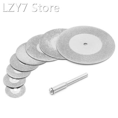 5pcs 16mm-50mm Diamonte Cutting Discs & Drill Bit Shank