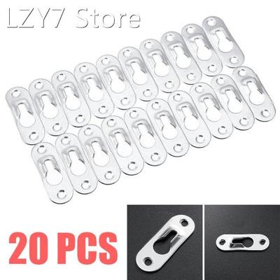 20Pcs/set 45*16mm Metal Keyhole Hanger Fasteners Picture Pho