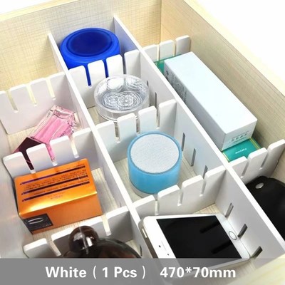1PC Adjustable Wardrobe Drawer Divider Board Storage Clapboa