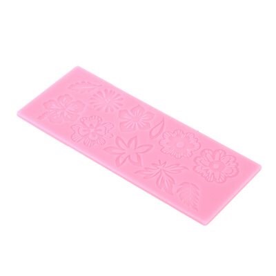 Pretty Flower Strip Mat Silicon Mold Cake Border Decoration