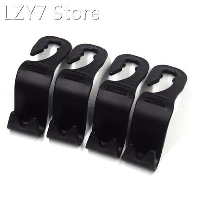 4 Packs Car Seat Backs Hooks Creative Free Headrests Pp Mate