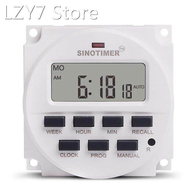 SINOTIMER AC 220V Weekly 7 Days Programmable Digital Time Sw_虎窝淘