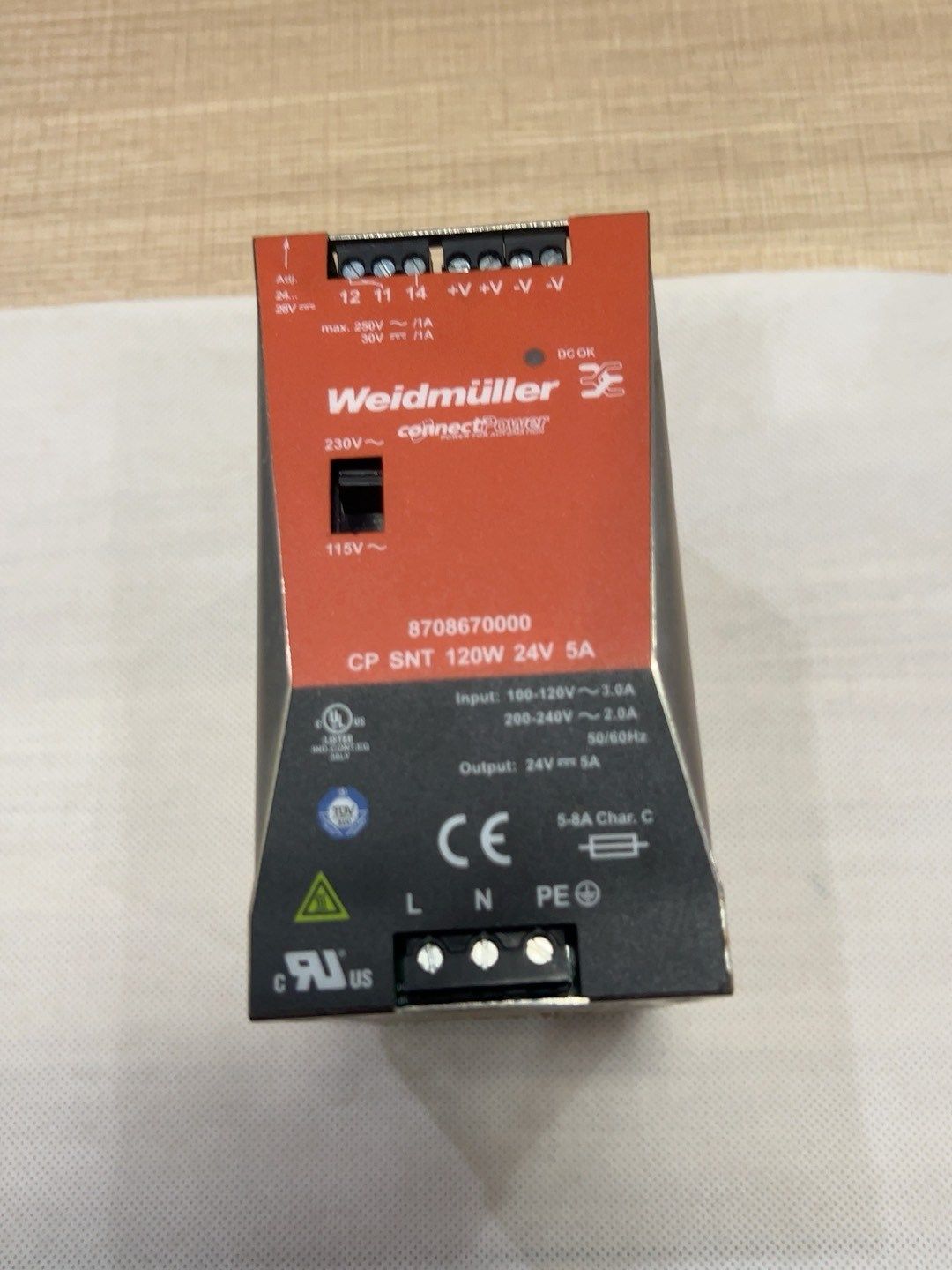 拆机正品魏德米勒 8708670000 CP SNT 120_虎窝淘