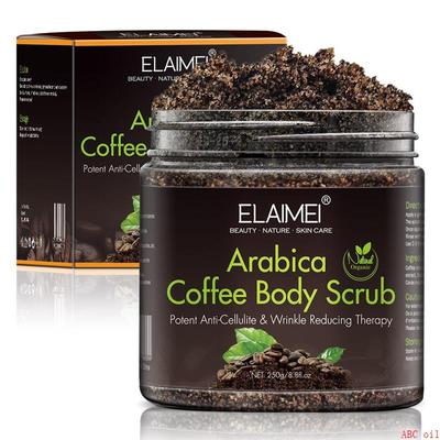 Arabica Coffee Body Scrub Anti-Cellulite咖啡海盐磨砂膏男女用