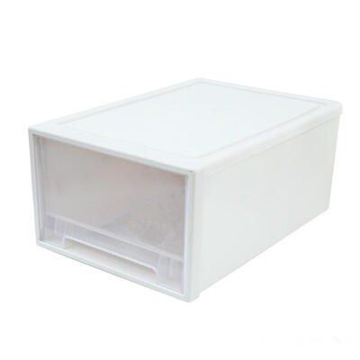 Plastic drawer shoe case cabinet storage stackable shoe box