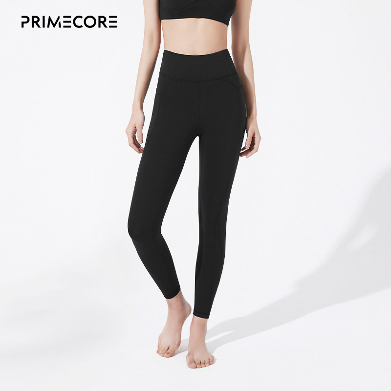 PRIMECORE丨P.C FLEX高腰激光Logo纹饰塑身健身瑜伽裤女 LW6-FPS_虎窝淘
