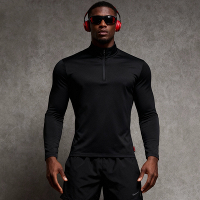 纯色新款修身型运动风立领休闲