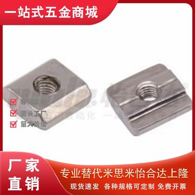 不锈钢滑块螺母型材专用配件AHN31-308-M4 M5 M6 M8 30系列