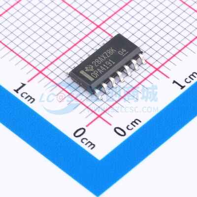 运算放大器 OPA4191IDR SOIC-14 TI/德州 电子元器件配单原装正品