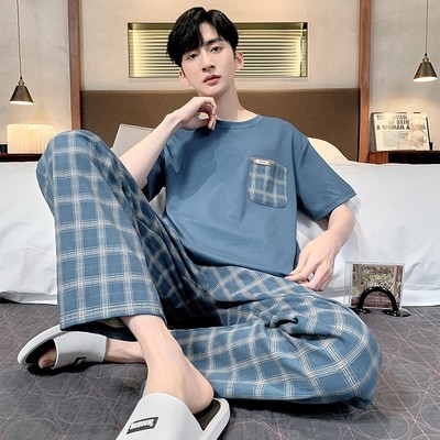 Homewear Pajamas Nightwear Pyjamas Men Mens Sleeping Clothes