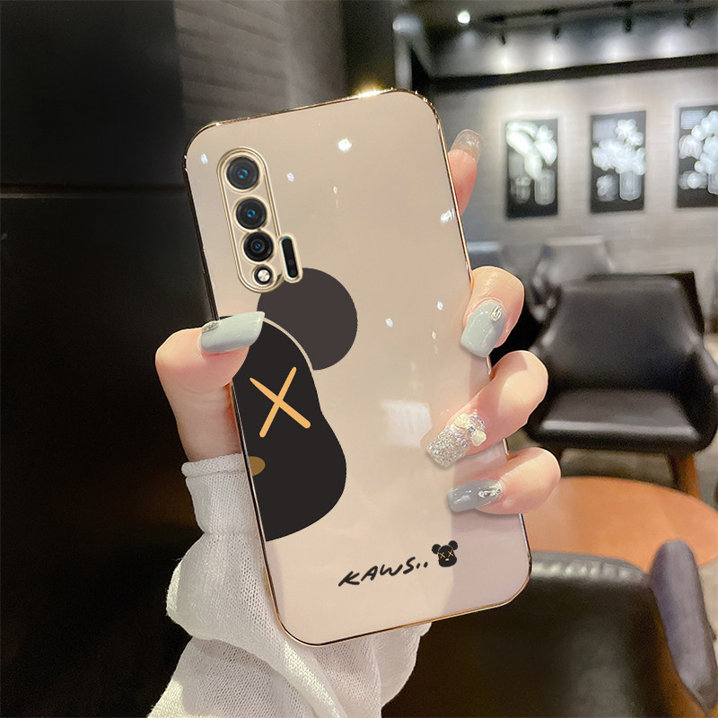 适用于华为nova6手机壳5g版网红电镀WLZ-AN00软壳4g版硅胶nove6男女新款潮牌熊超薄保护套情侣全包防摔简约_虎窝淘