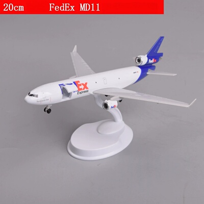 20cmFedExMD11静态飞机模型