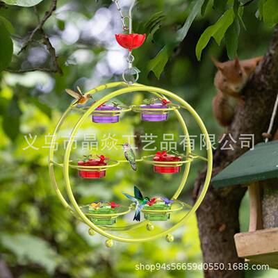 境新款Hummingbird Feede跨 foJY-86r Outd食orors悬挂式户外蜂鸟
