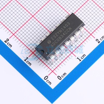 模数转换芯片ADC ADC0834CCN/NOPB PDIP-14 TI/德州 电子元件配单
