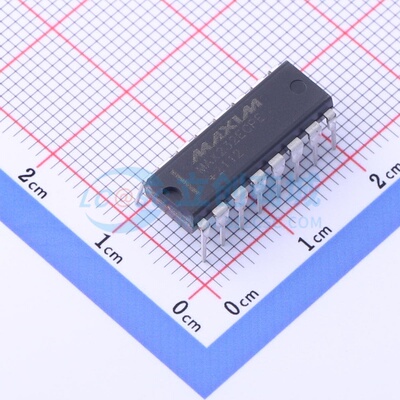 RS232芯片 MAX232ECPE+ PDIP-16 MAXIM(美信) 电子元器件原装正品