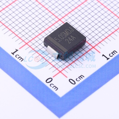 静电保护器(TVS/ESD) 5.0SMDJ24A SMCG CJ(江苏长电/长晶) 元器件