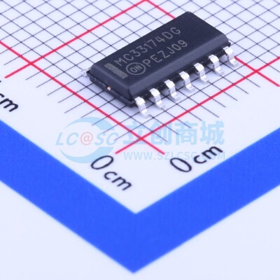 运算放大器 MC33174DR2G SOIC-14 onsemi(安森美) 电子元器件配单