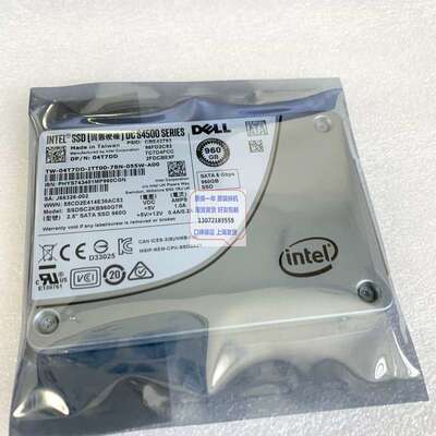 S4500 960G SSD 2.5 SATA 04T7DD SSDSC2KB960G7R 固态硬盘议价