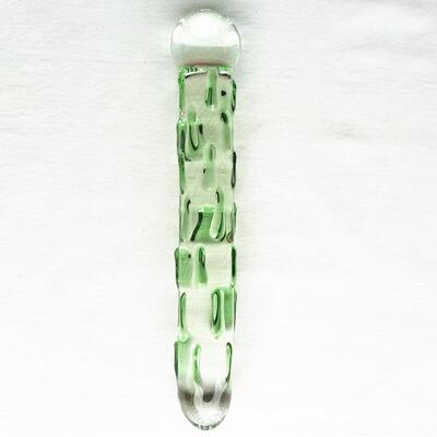Glass-made femalemasturbation toy fake phallus adult product