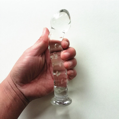 Female Sex Crystal dildo, anal plug, backyard zipper, femal
