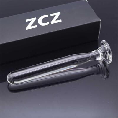 Glass-made femalemasturbation toy fake phallus adult product