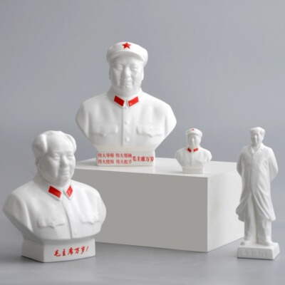 唐山陶瓷伟人领袖毛主席瓷像毛主席瓷像塑像全身像家居办公摆件