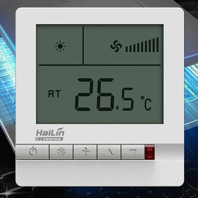 北京海林温控器 HL108DB2空调温度控制器风机盘管开关面板108DA2