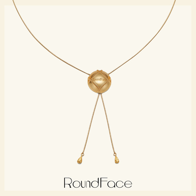 【辛芷蕾同款】RoundFace 2025新款原创高级感项链轻奢小众毛衣链