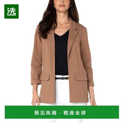 1h可退 【美国直邮】Liverpool 女士毛呢外套 Boyfriend Blazer