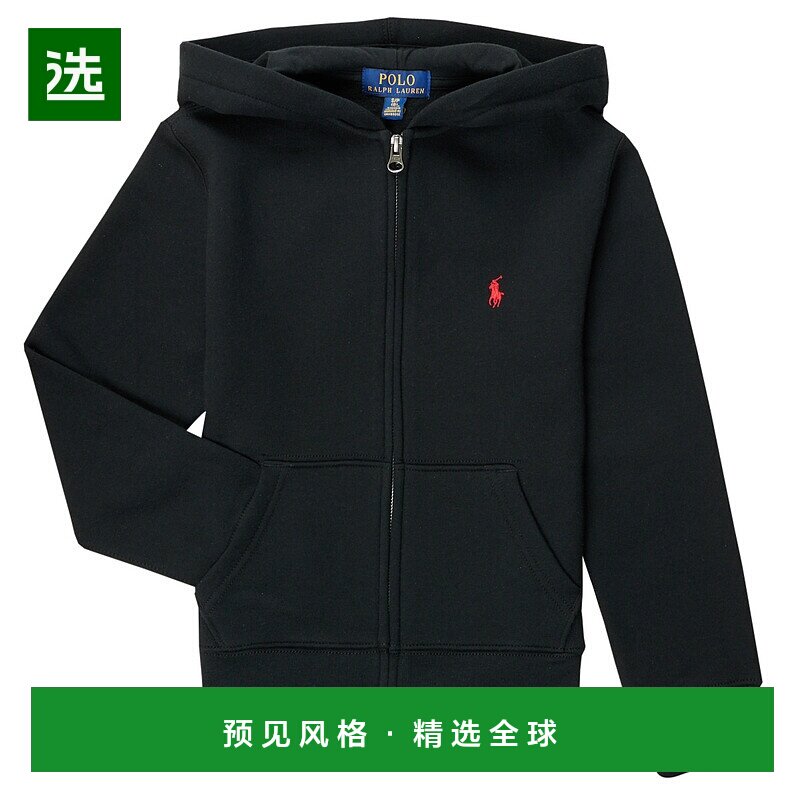 欧洲直邮Polo Ralph Lauren 拉夫劳伦 童款 SINELA 卫衣 黑色帽衫