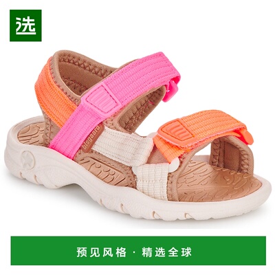 欧洲直邮Bisgaard 女孩 NICO 凉鞋 玫瑰色