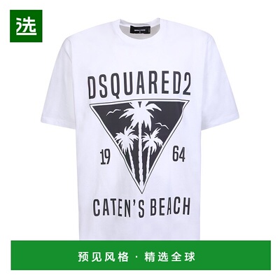 香港直邮Dsquared2 二次方 男士 圆领短袖T恤 S74GD1091S23009