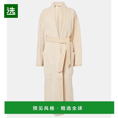 1h可退 香港直邮MaxMara 麦斯玛拉 女士 Glassa 毛羊皮大衣西装