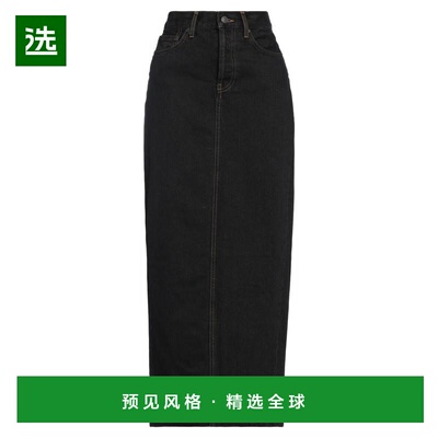 1h可退 【美国直邮】Wardrobe.nyc女士半身裙牛仔彩色水洗徽标休