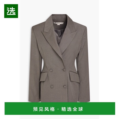 1h可退 香港直邮Remain 女士 双排扣斜纹布西装外套 5023251012