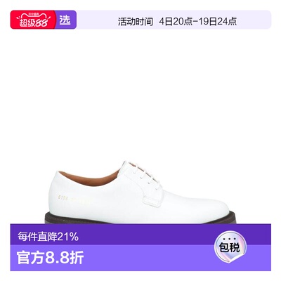 1h可退 【美国直邮】common projects 女鞋 厚实系带靴子 真皮圆