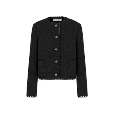 欧洲直邮CHRISTIAN DIOR（迪奥）女士 短外套短款羊毛早春