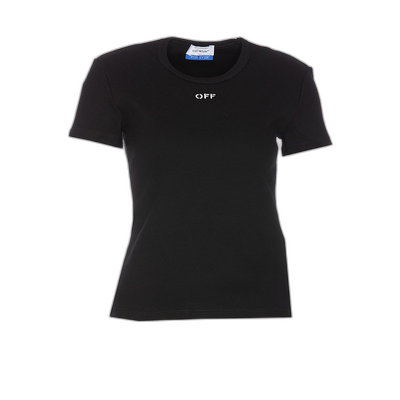 欧洲直邮OFF-WHITE 女士T恤OWAA065C99JER0051001短袖针织衫