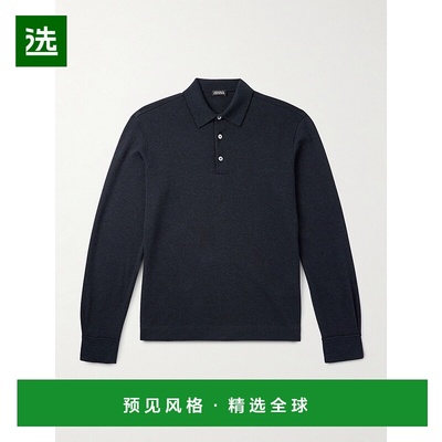 香港直邮1h可退 Zegna 杰尼亚 男士 棉质凸纹布Polo衫 UG394A2G73