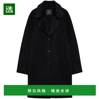 香港直邮Anine Bing 女士大衣 A0111294BLK26 AW2025 黑色 长袖大